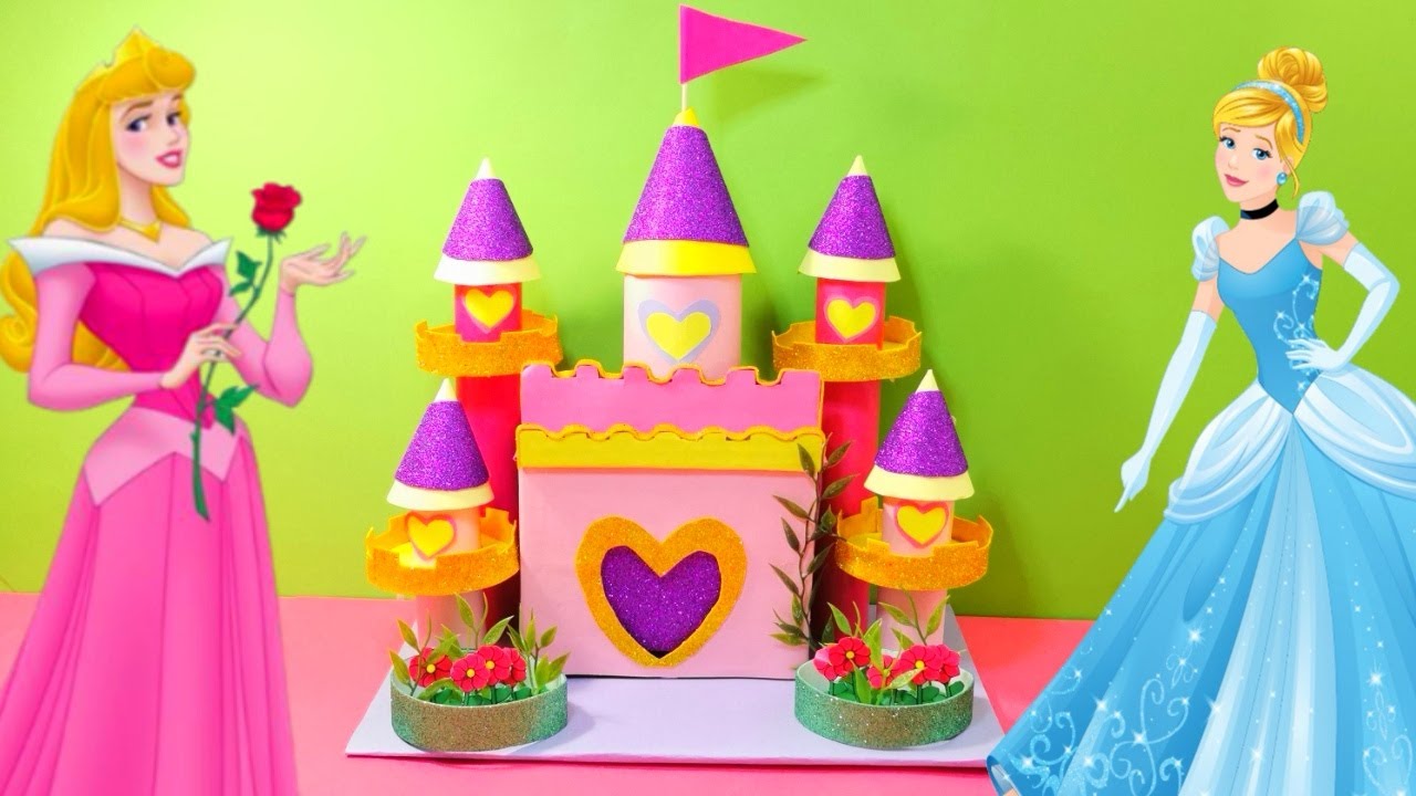 Princess Castle Dollhouse for Kids | Disney Castle for kids | DIY ...