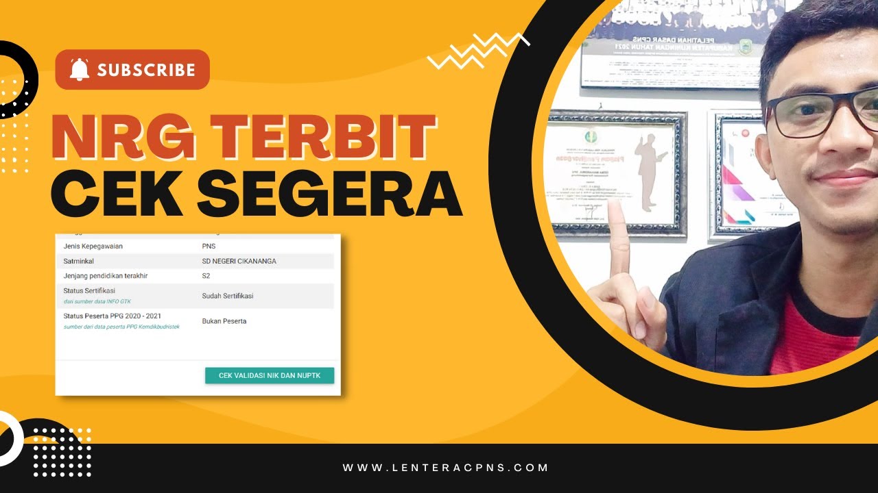 NRG SUDAH TERBIT INI CARA MENGECEKNYA - YouTube