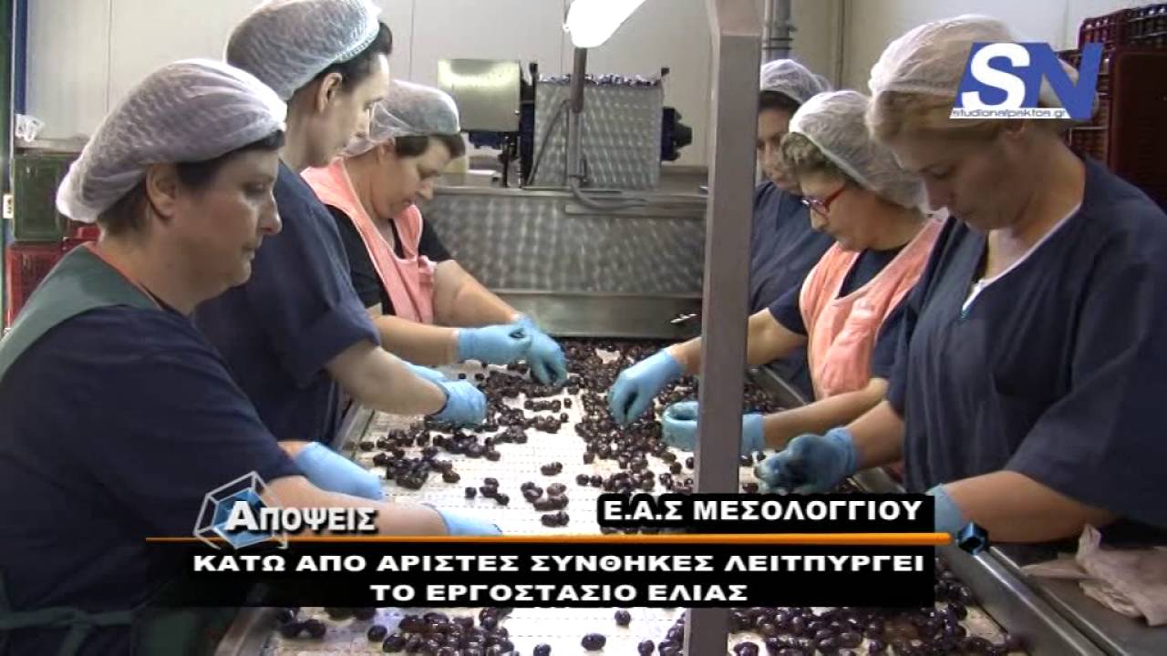 ΜΕ ΤΙΣ ΠΙΟ ΑΡΙΣΤΕΣ ΣΥΝΘΗΚΕΣ ΛΕΙΤΟΥΡΓΕΙ ΤΟ ΕΡΓΟΣΤΑΣΙΟ ΕΛΙΑΣ ΤΗΣ Ε.Α.Σ ...