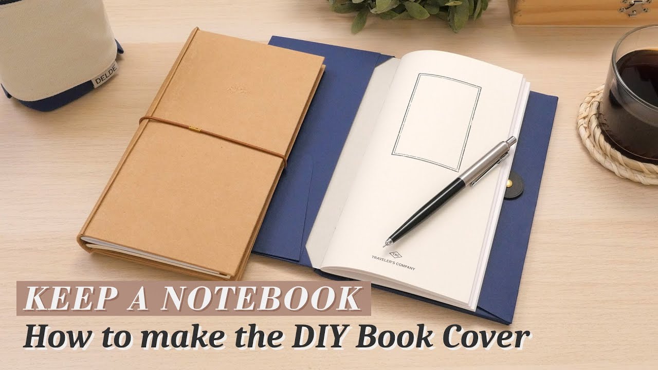 Keep a Notebook: How to Make the DIY Paper Cover - YouTube