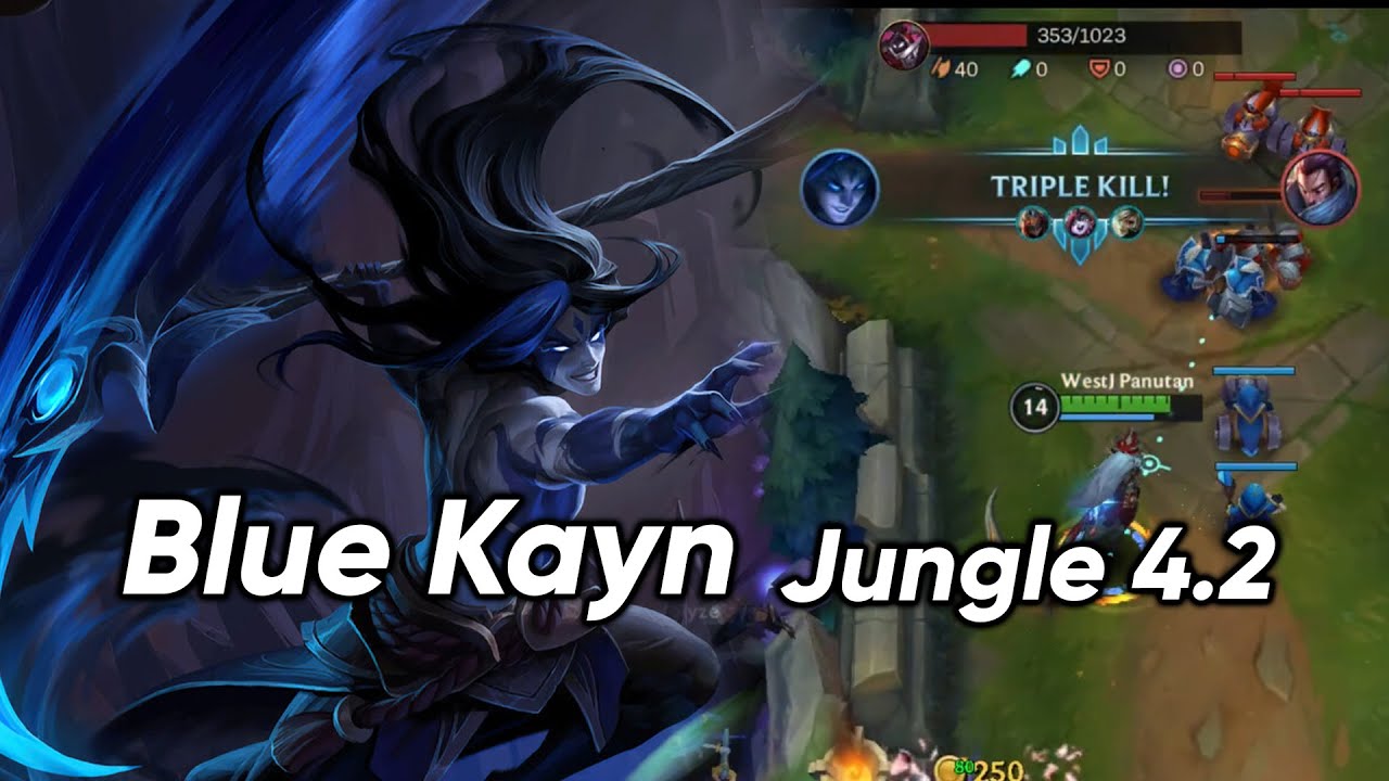 Blue Kayn Jungle Guide Patch 4.2 Wildrift | Manamune is OP - YouTube