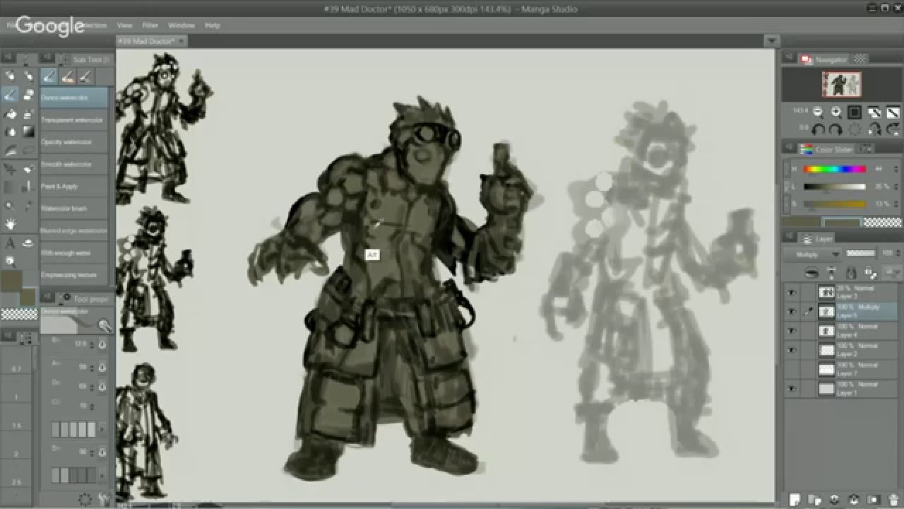 Mad Scientist Concept Art