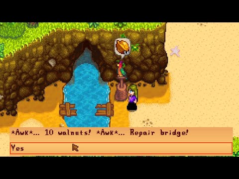 How To Repair The Bridge On Ginger Island