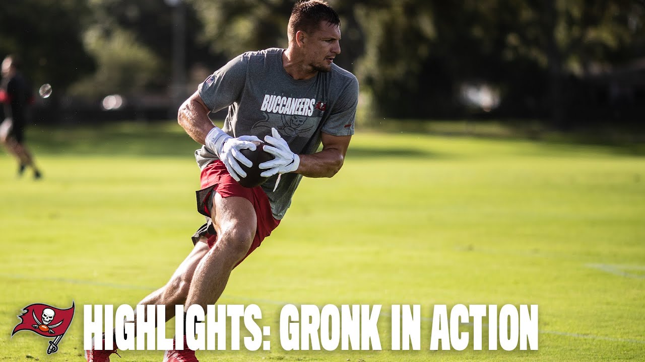 Highlight: Gronk in Action at Training Camp - YouTube