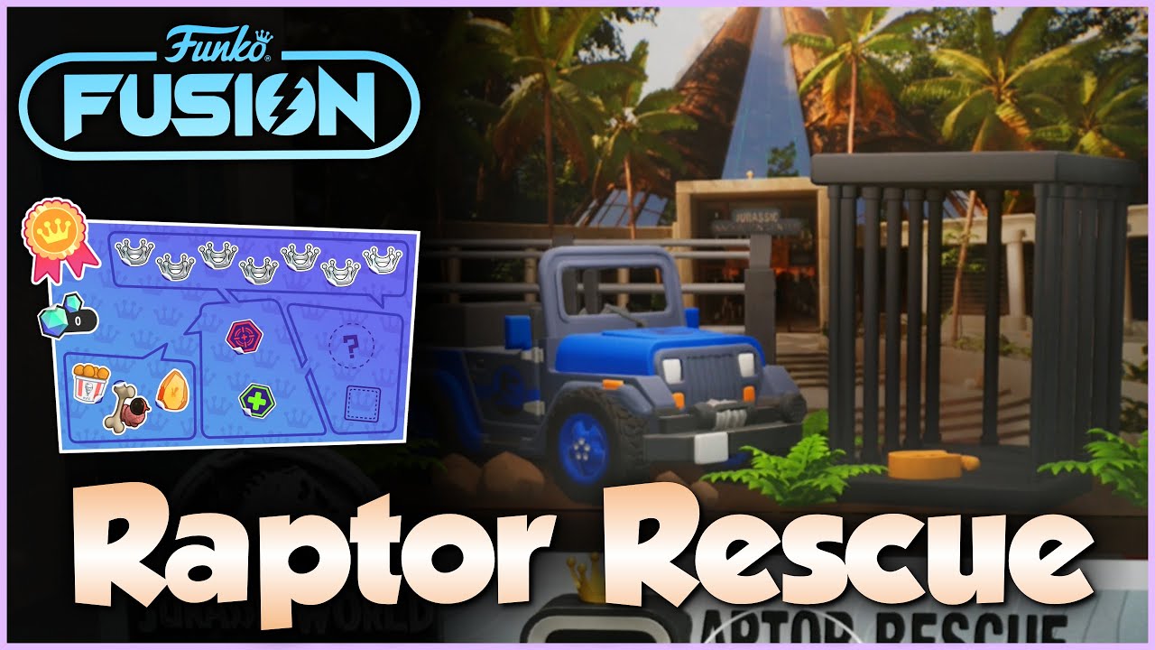 Funko Fusion | RAPTOR RESCUE - All Collectibles - YouTube