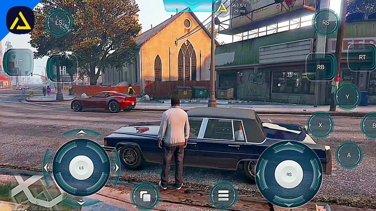 GTA 5 ANDROID GAMEPLAY GTA ON JOYARK CLOUD GAMING [MISSION GAMEPLAY ...