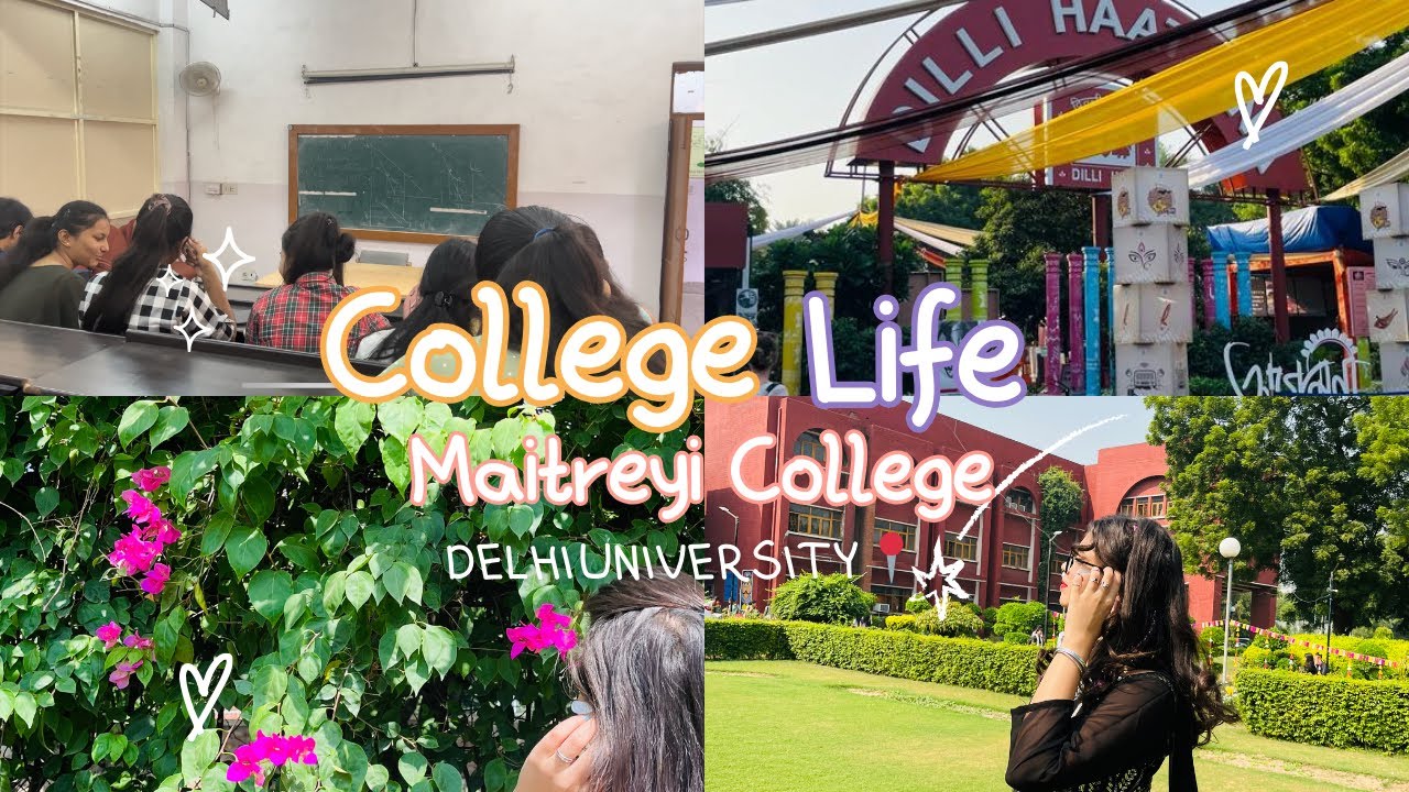 College Days in my Life at Maitreyi College 📍 | Delhi University 😍 ...