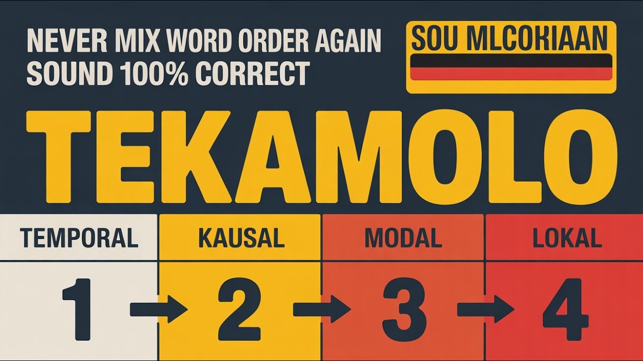 The Golden Rule: How to Build Perfect German Sentences (TEKAMOLO) 📚 ...