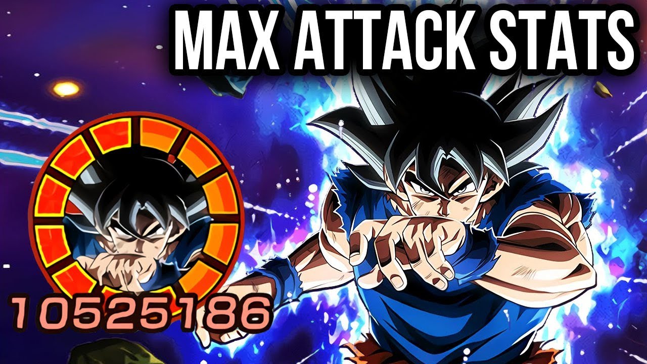 HIGHEST ATTACK STATS FOR LR ULTRA INSTINCT GOKU! Dragon Ball Z Dokkan ...