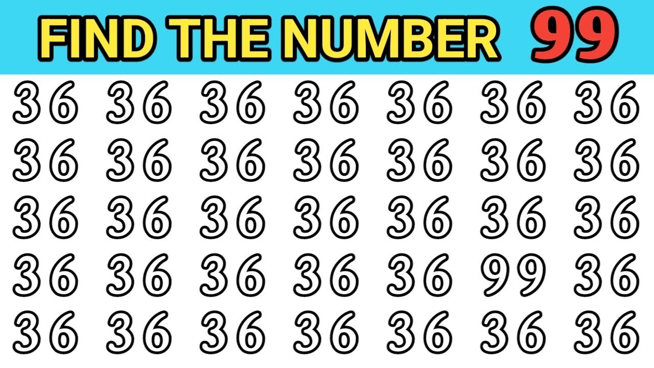 Test Your Observation Skill: Find The ODD Before Time Out | Spot The ...