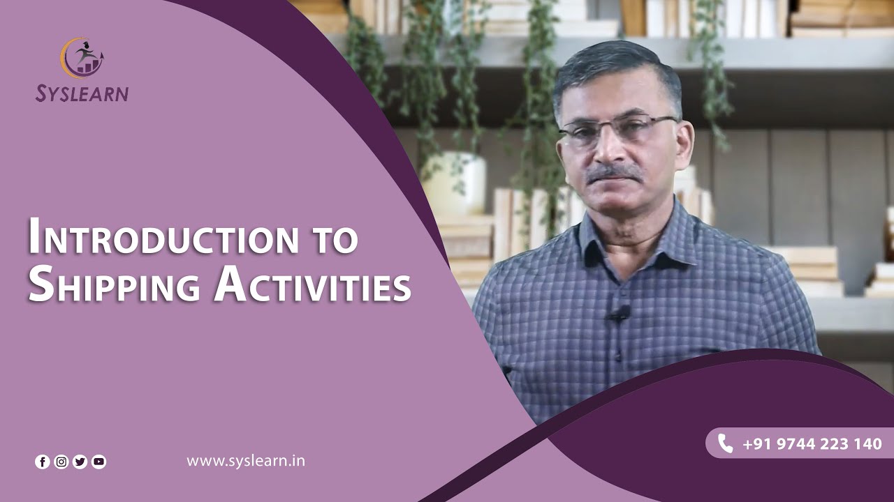 Introduction to Shipping Activities - YouTube