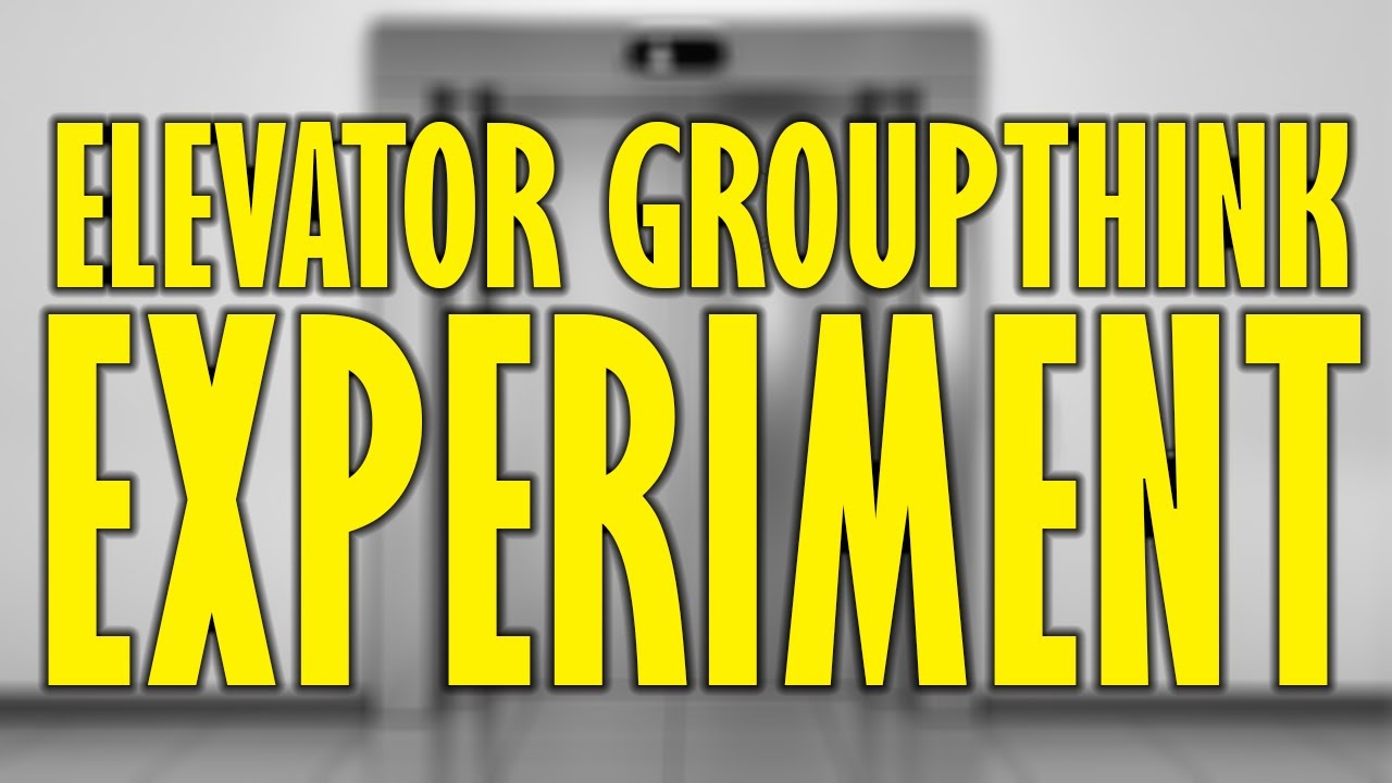 Elevator Groupthink Experiment - YouTube
