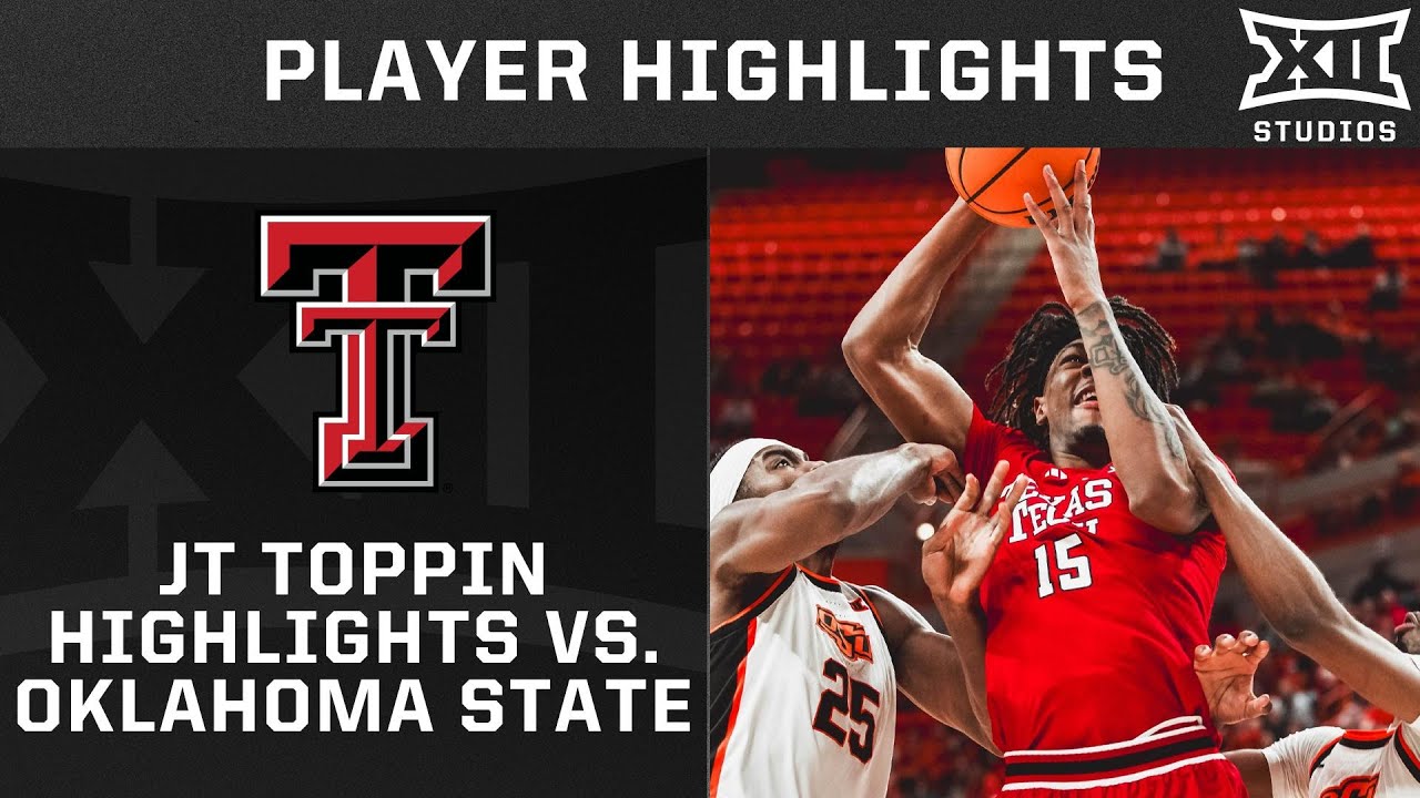 JT Toppin 32 Point Double-Double Highlights vs. Oklahoma State - YouTube