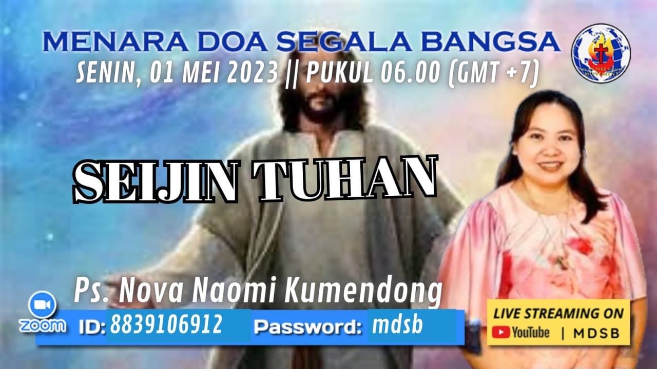 SEIJIN TUHAN Oleh : Ps.Nova Naomi Kumendong (Edit) - YouTube