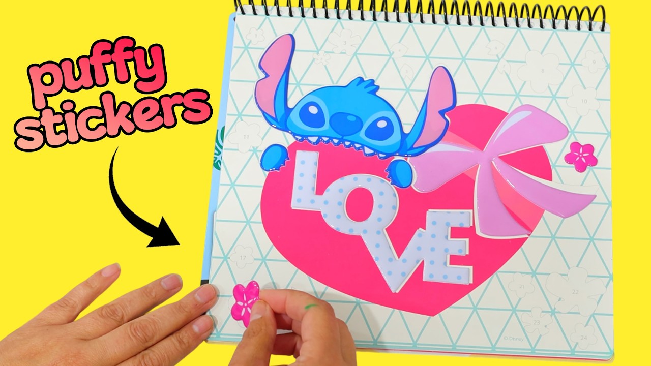Lilo and Stitch Sticker-by-Number Activity - YouTube