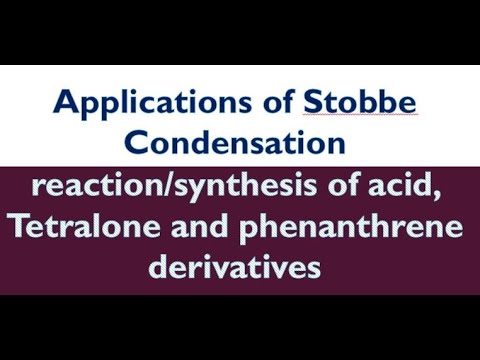 Applications of Stobbe Condensation reaction/synthesis of acid ...