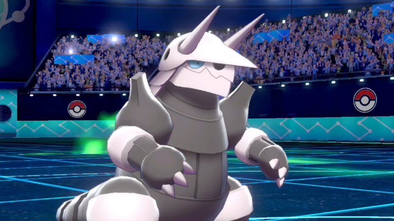 Aggron Toughs It Out | Pokemon Sword and Shield Crown Tundra Wi-Fi ...
