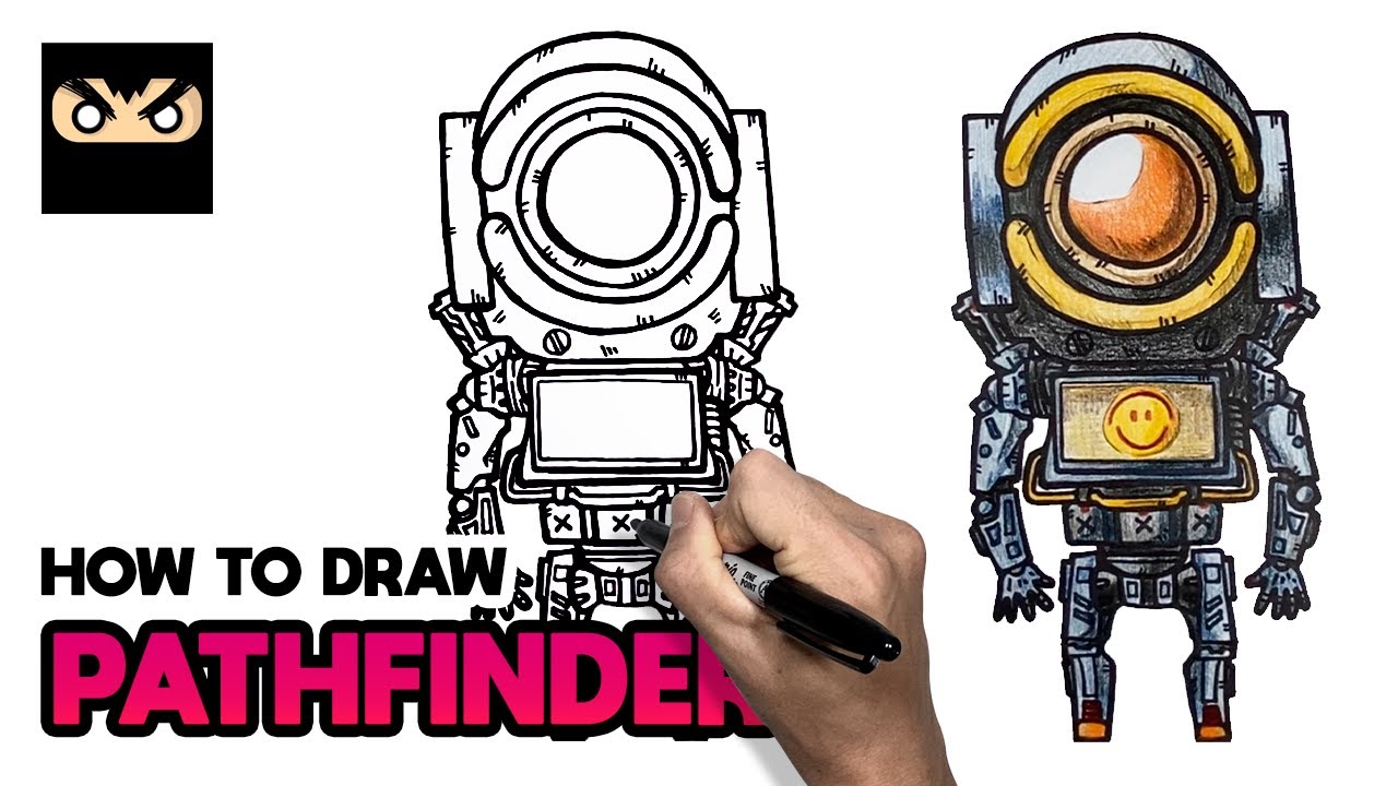 How to draw PATHFINDER | APEX LEGENDS - 패스파인더 그리기 | 에이펙스 레전드 - YouTube