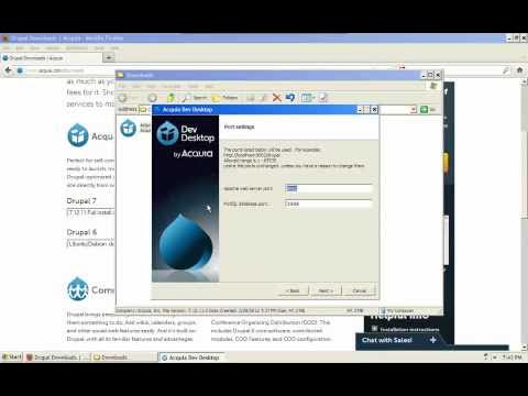 5. How to install Acquia Dev Desktop on Windows (a Drupal how-to) - YouTube