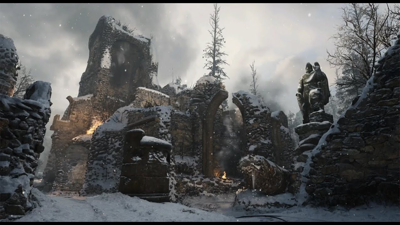 Call of Duty WW2 Multiplayer Map Ardennes Forest - YouTube