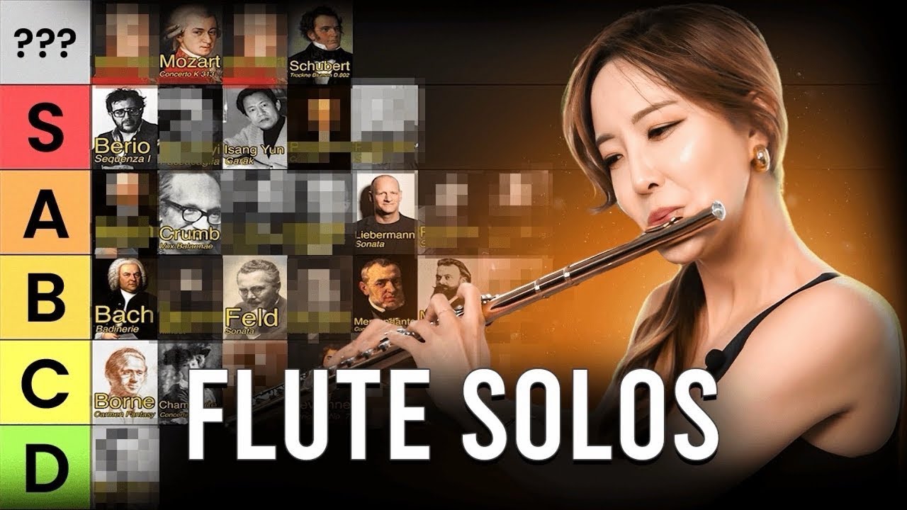Ranking Flute Solos by Difficulty (Mozart = SS+ ??) Tier List 🔥 - YouTube