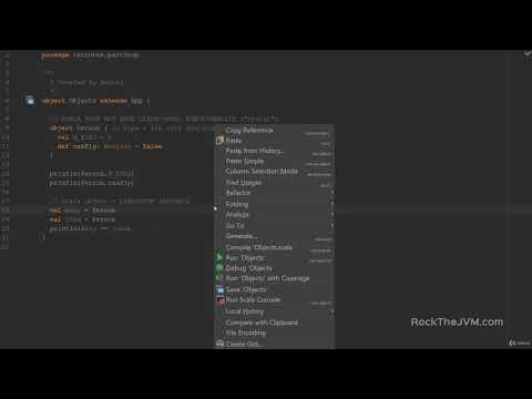 Scala Objects #5.3 Scala functioning and programming for beginners - YouTube