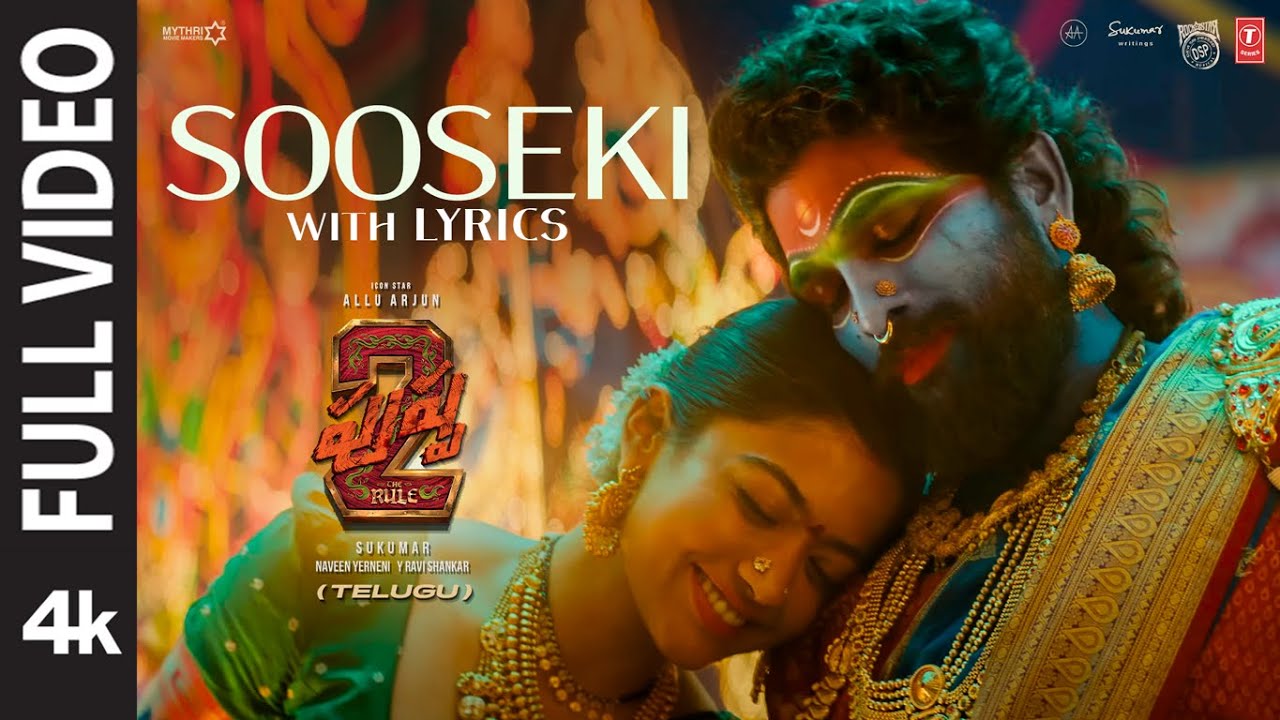 SOOSEKI Full Video with Lyrics | Pushpa 2 The Rule | Allu Arjun ...