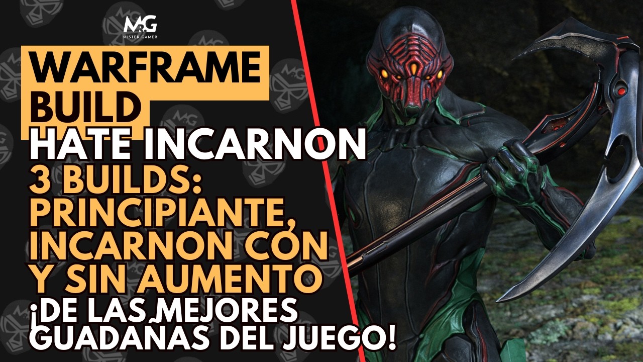 🔥 WARFRAME | HATE INCARNON | 3 BUILDS | EL ARMA DEL STALKER A TODO SU ...