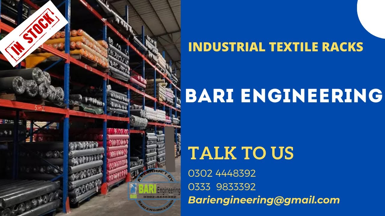 Fabric Roll Rack | Textile industry Racks | Industrial Racks ...