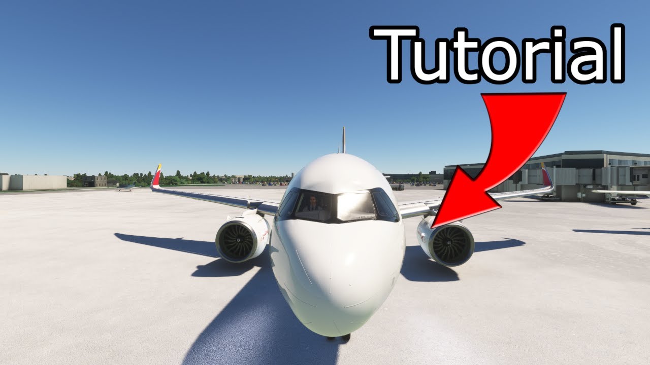 How to STARTUP the Airbus A320 in Microsoft Flight Sim! - YouTube