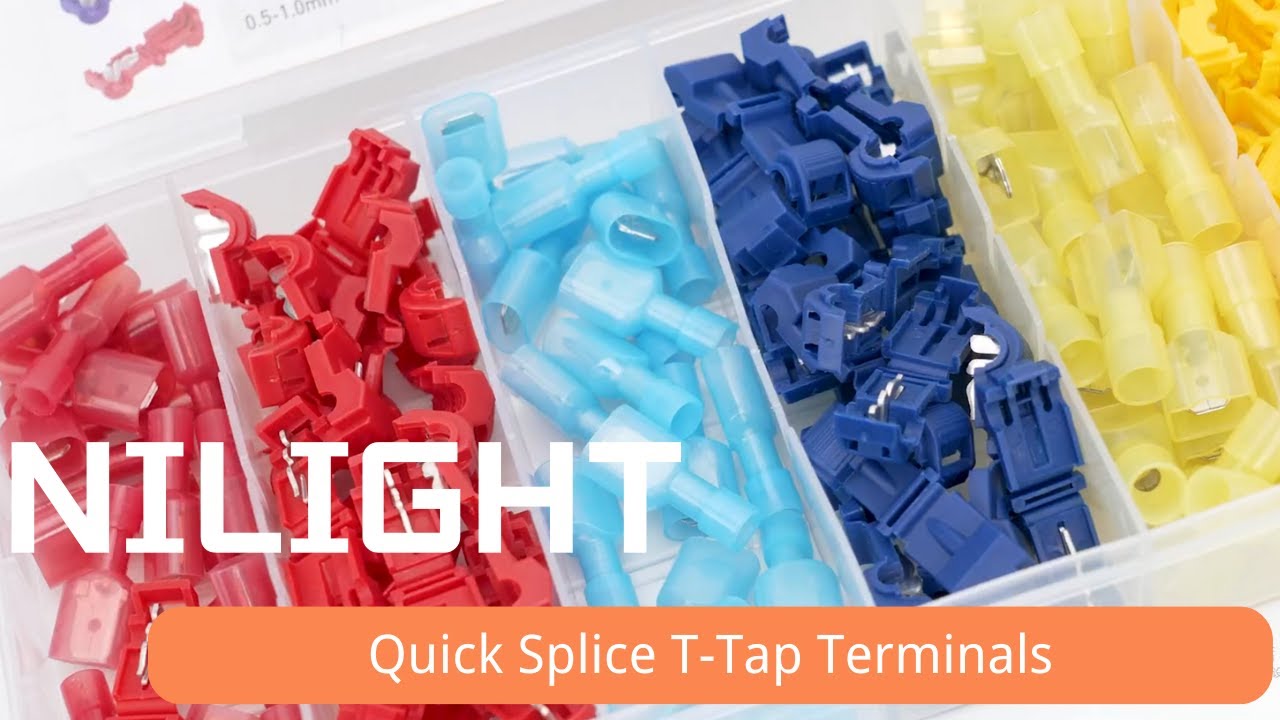 Quick Splice T-Tap Terminals - YouTube