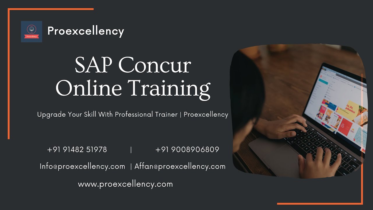 SAP Concur Online Training: The Complete Guide with proexcellency - YouTube