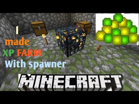 I made spawner xp farm in minecraft survival - YouTube