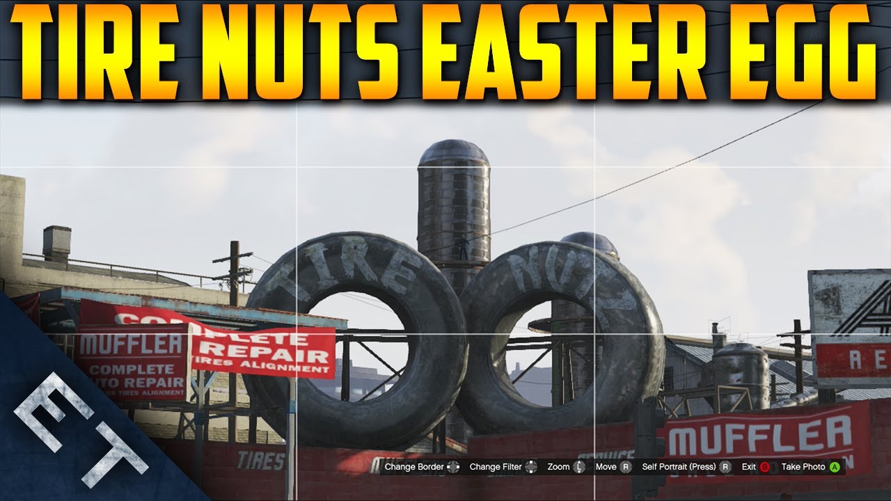 GTA V Online - "Tire Nuts" Penis Easter Egg (GTA 5 Easter Eggs) - YouTube