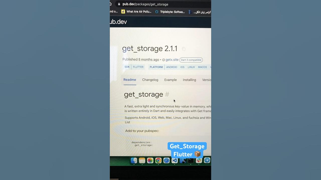 Flutter Get Storage Package 📦 برنامهنویسی Flutter Pubdev Geekmeek Geekmeekbysina