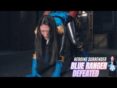 [Superheroine Highlight]  Blue Ranger  Defeated. #heroine #supersentaiseries #superheroines