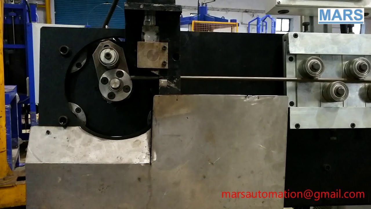 2D CNC Wire Bending Machine - 10mm Wire - YouTube