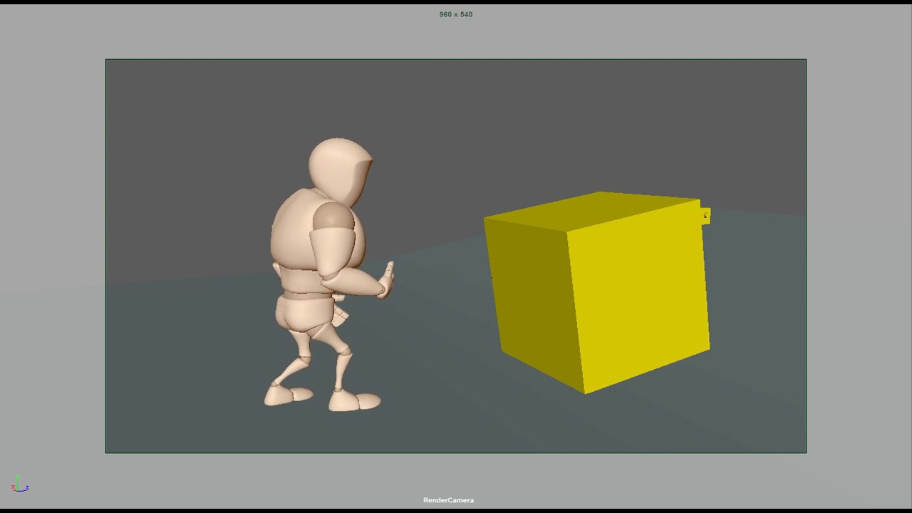 Pushing Animation - YouTube