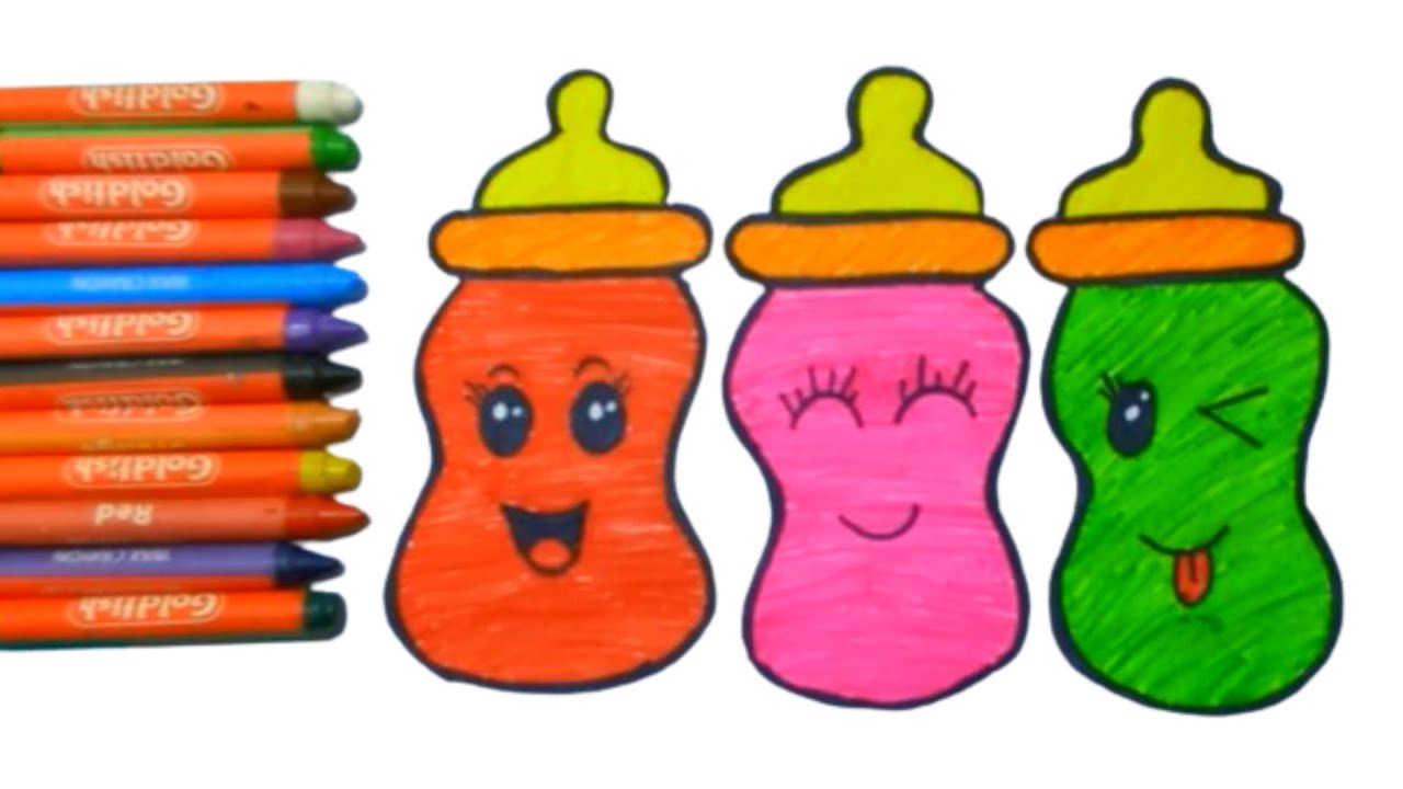 Sketch Of Feeder | How To Draw Feeder Step By Step 🍼 - YouTube