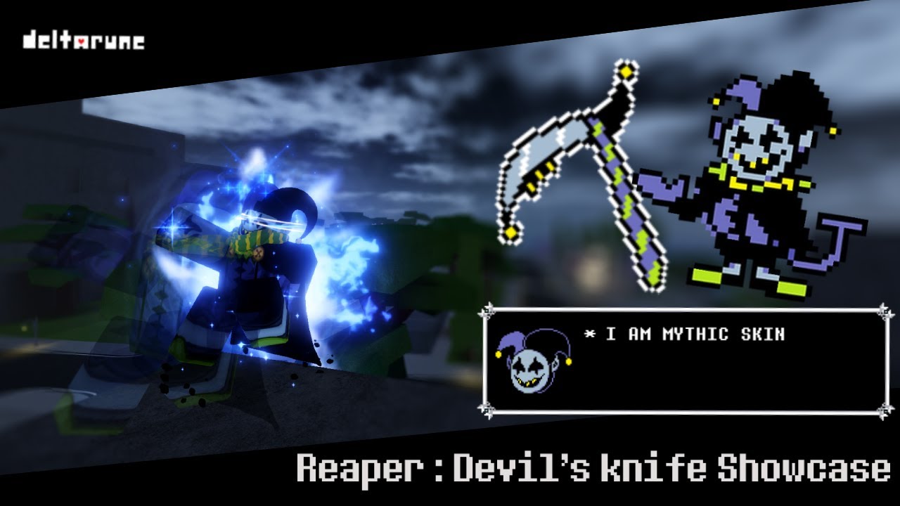 [AUT 5.1] Jevil Deltarune Skin🃏 (Reaper : Devil's Knife) Rework ...