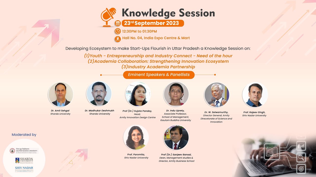 UPITS 2023 - Knowledge Session Youth, Academia Collaboration, Industry Academia Partnership ...