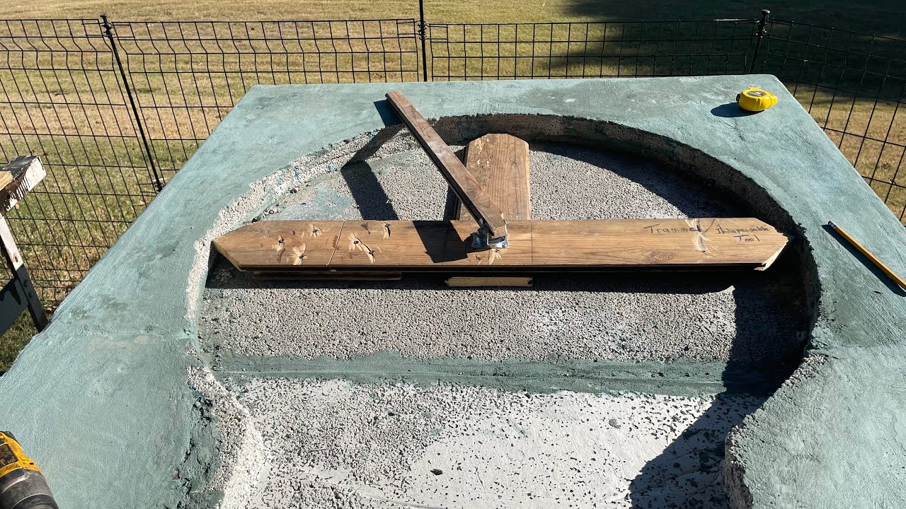 How to build a Brick Pizza Oven (part 5) building a trammel ...
