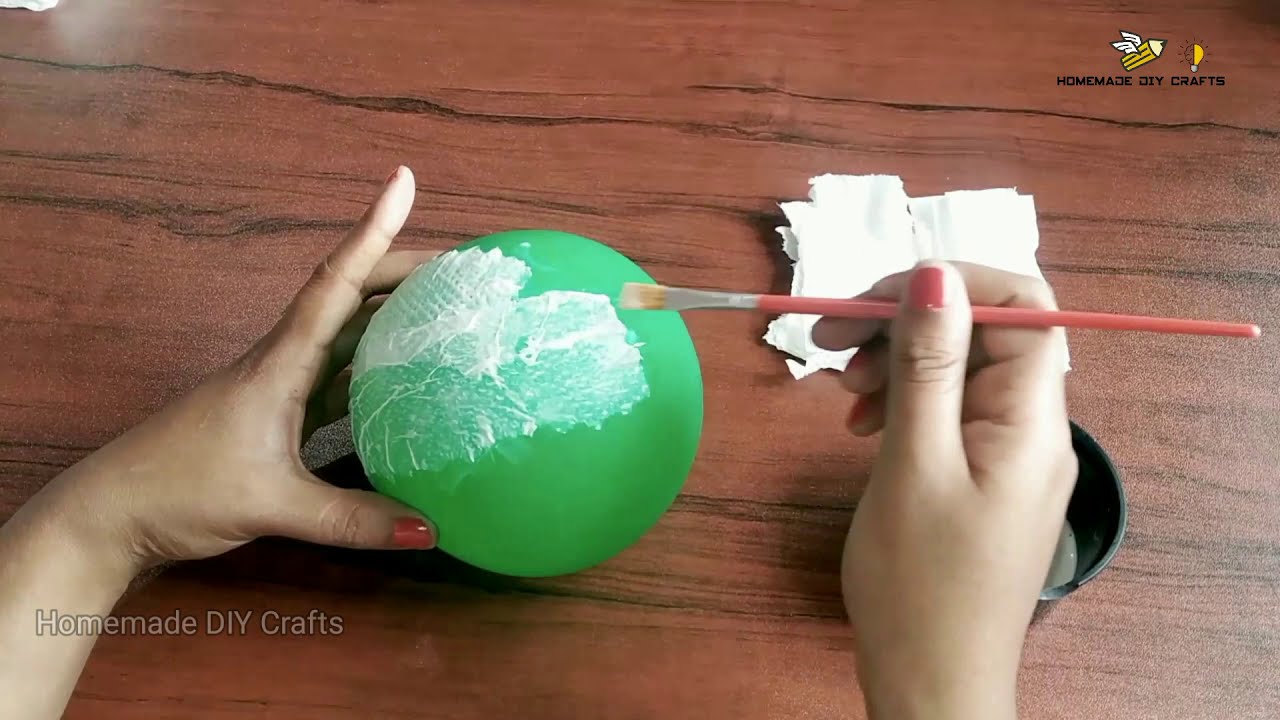 How to make a Beautiful Tissue Paper Lampshade DIY Home Tutorial ...