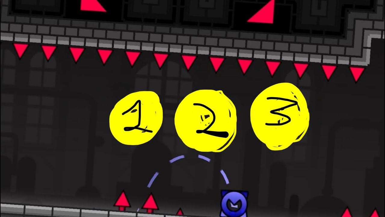 Getting all 3 coins in level 2 of The Tower. (GD) - YouTube