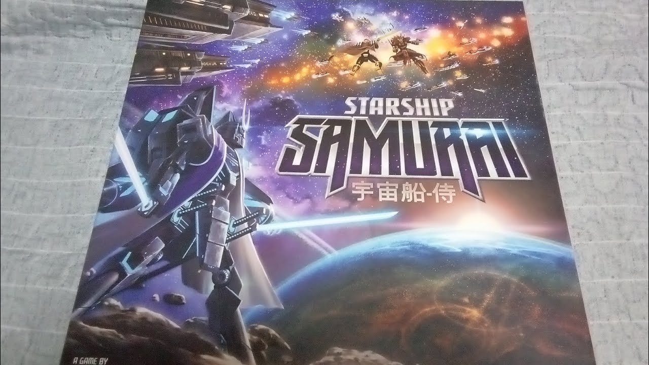 unboxing Starship Samurai board game - YouTube