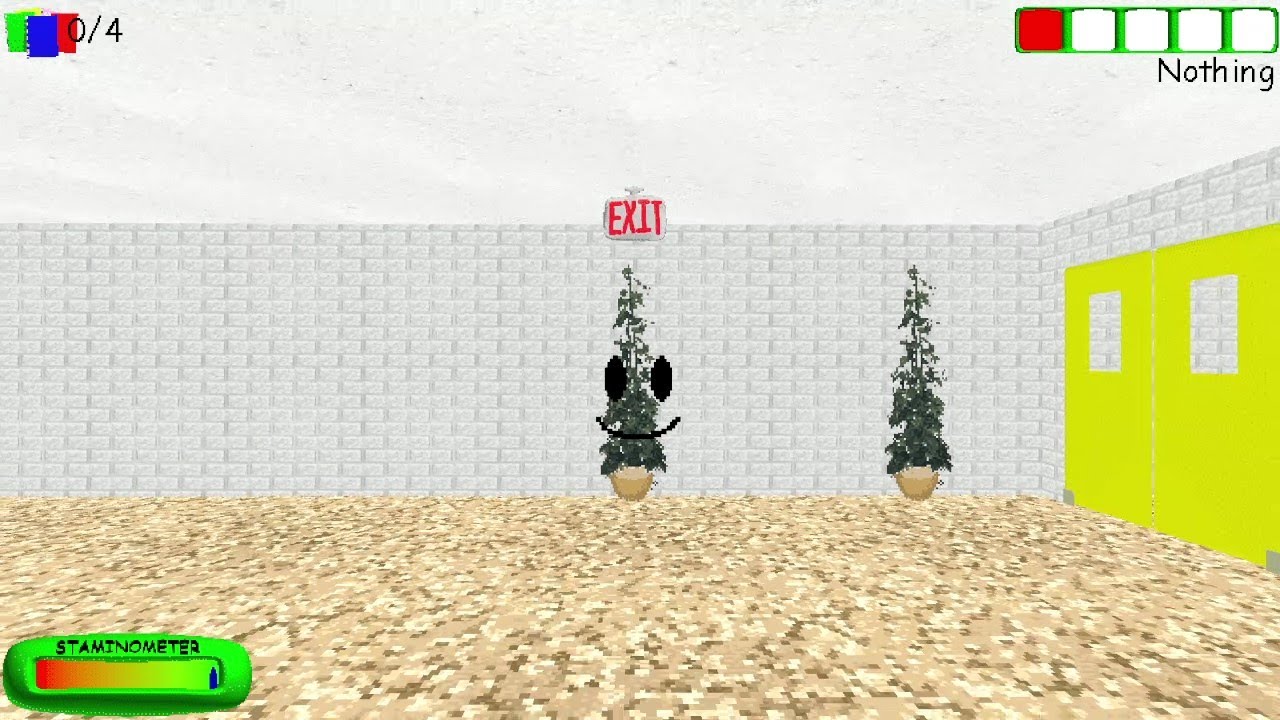 BALDI IS INVISIBLE?!? (Baldi's Basics Plus V0.9 Mod) - YouTube