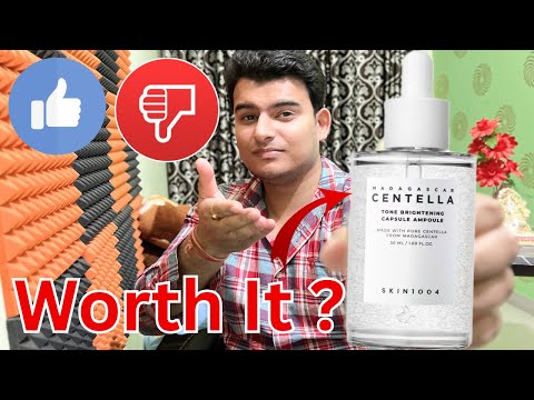 Madagascar Centella Ampoule Review | SKIN1004 Madagascar Centella Tone brightening Ampoule 