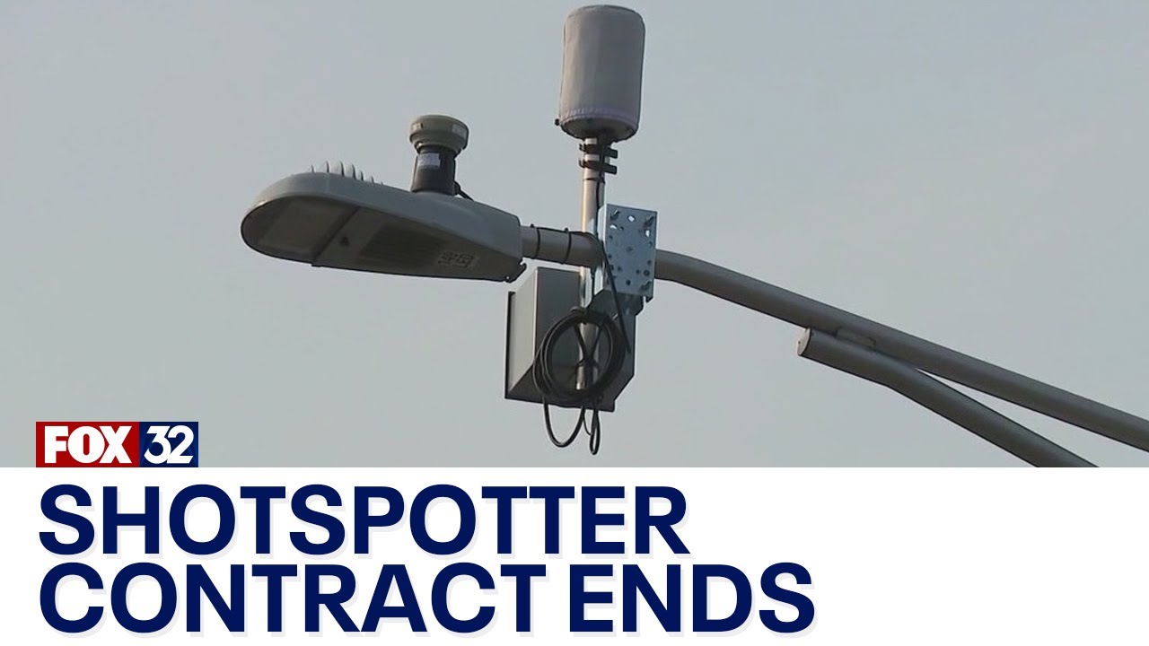 ShotSpotter: Crews begin dismantling sensors in Chicago - YouTube
