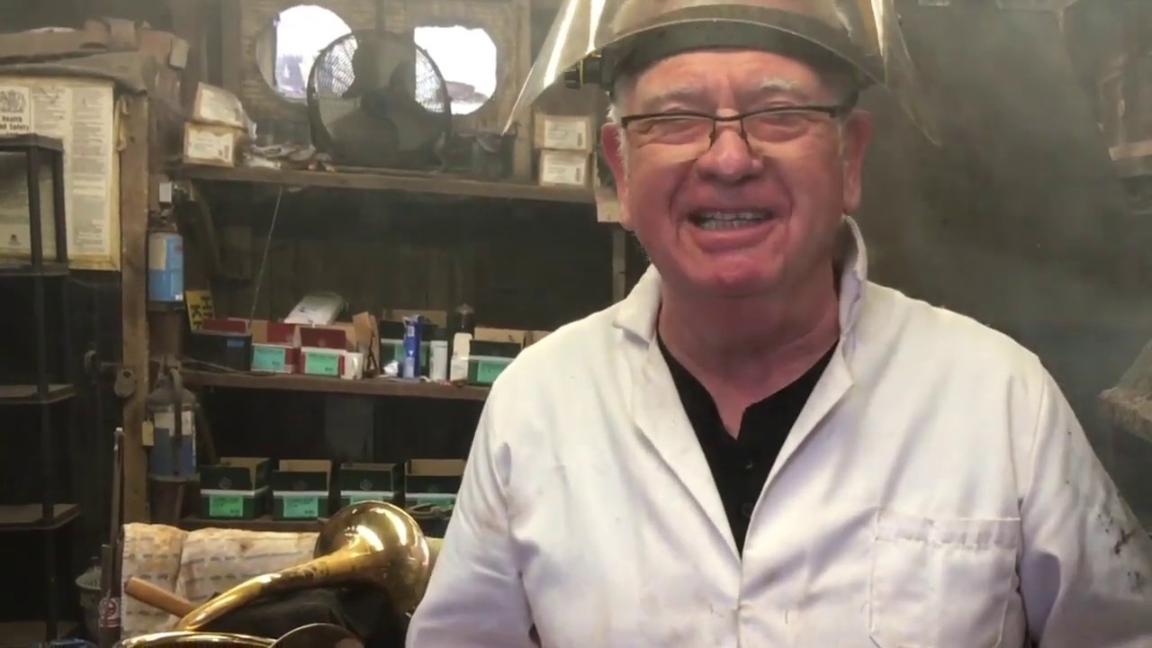 Annealing a Ray Farr Signature Flugel Horn Bell - YouTube