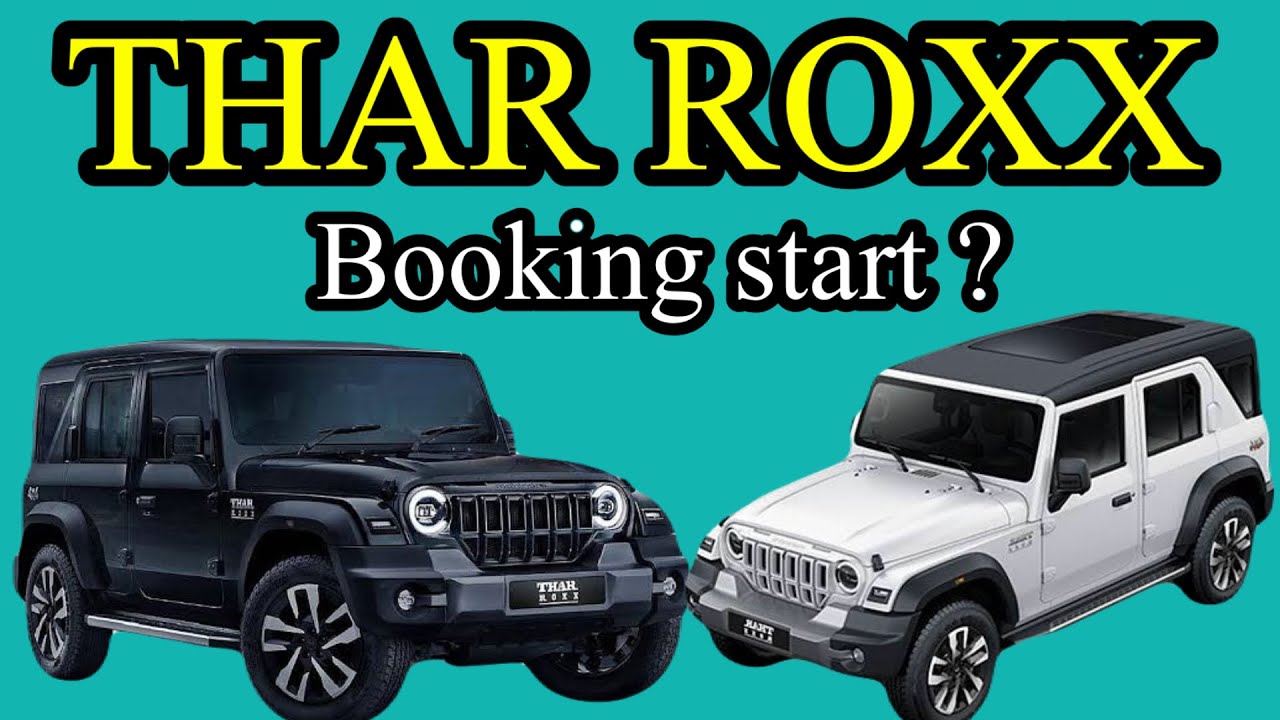 THAR ROXX booking start #thar #tharroxx #tharlover #thar #thar4x4 # ...